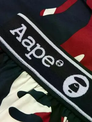 AAPE BY *A BATHING APE Moonface Logo Camouflage-print Boxers