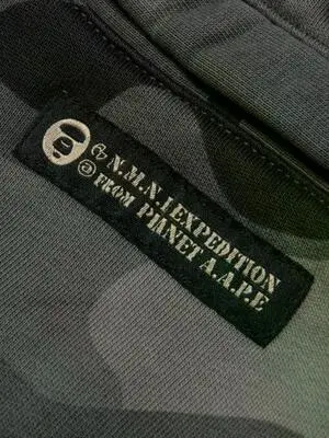 AAPE BY *A BATHING APE X Nomanual Moonface Camouflage-print Cargo Track Pants - Grey