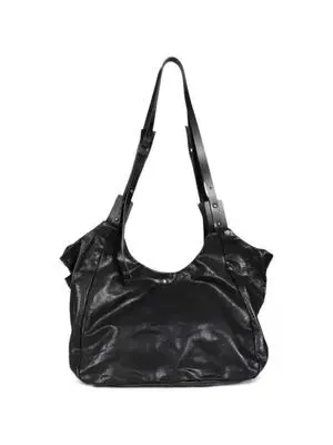 T.A.S X Strum Leather Shoulder Bag - Black