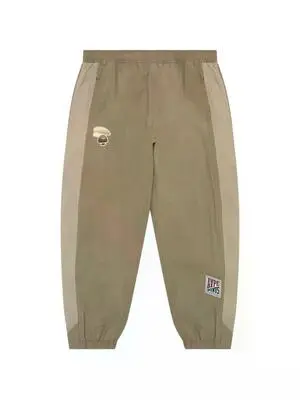 AAPE BY *A BATHING APE Moonface-logo Track Pants - Neutrals