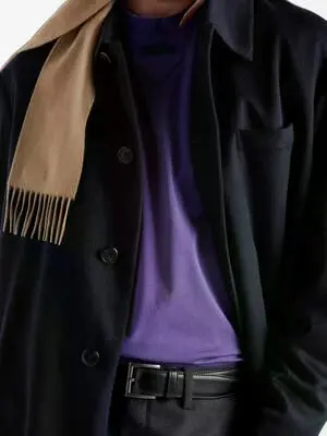 Prada Chest-pocket Single-breasted Coat
