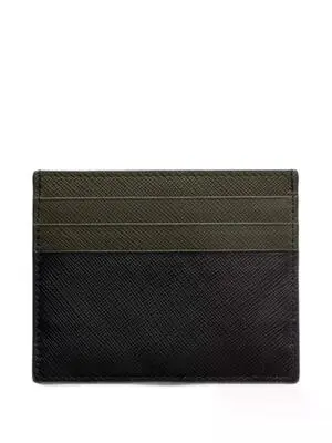 Prada Logo-plaque Leather Card Holder