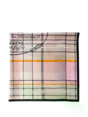 Prada Printed Silk Twill Scarf 90 - Pink