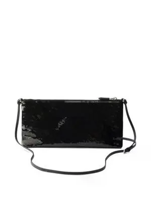 Prada Small Satin And Sequin Shoulder Bag