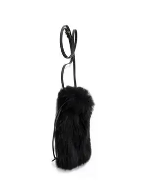 Prada Shearling Smartphone Pouch