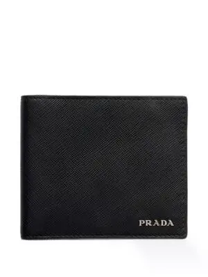 Prada Saffiano Leather Wallet - Black