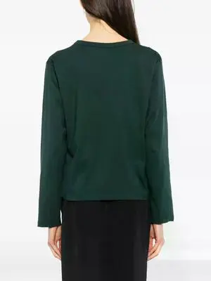 AGNES B. Logo-print Long-sleeve T-shirt