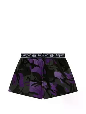 AAPE BY *A BATHING APE Moonface Camouflage-print Boxers