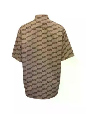 Balenciaga Bb Monogram Short-sleeve Shirt