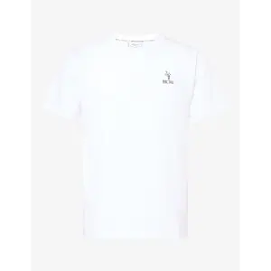 PERCIVAL Walker Printed Cotton T-shirt Xxl - White
