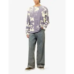 BETTER WITH AGE Sable All Over Print Cotton Top