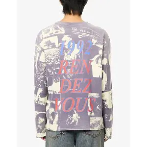 BETTER WITH AGE Sable All Over Print Cotton Top