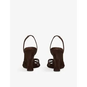 AQUAZZURA Serenity 95 Suede Slingback Wedges