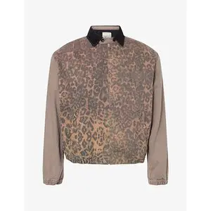 BASKETCASE Panther-print Cotton Jacket - Leopard