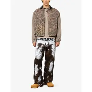 BASKETCASE Panther-print Cotton Jacket