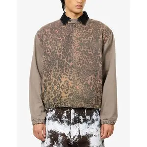 BASKETCASE Panther-print Cotton Jacket