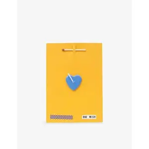 WISH CARDS Single Heart Wish Card - Multi-coloured