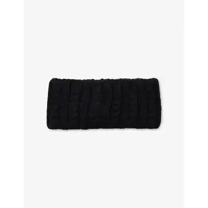 Moncler Logo-patch Cable Knit Headband
