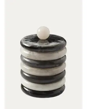 Jonathan Adler Mustique Ice Bucket - Black Multi