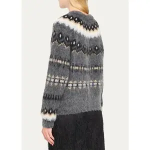 A.L.C. Clara Fair Isle-style Alpaca-wool Sweater