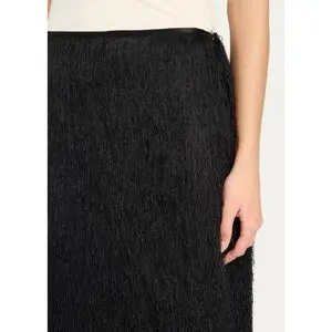 A.L.C. Phoebe Fringed Midi Skirt