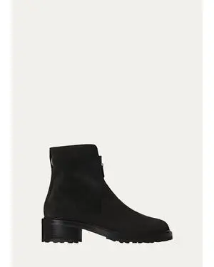 THE ROW Hike Suede Ankle Boots - Black