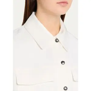 Brunello Cucinelli Oversized Denim Shirt Jacket