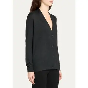 THE ROW Vanon Cashmere V-neck Cardigan
