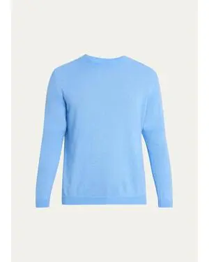Iris Von Arnim Cashmere & Silk Sweater - Blue