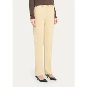 THE ROW Imma Mid-rise Denim Straight-leg Jeans
