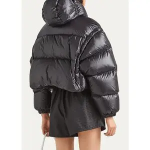 Prada Re-nylon Transformable Hooded Down Jacket