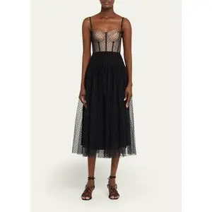 Zimmermann Dot Corset Bodysuit