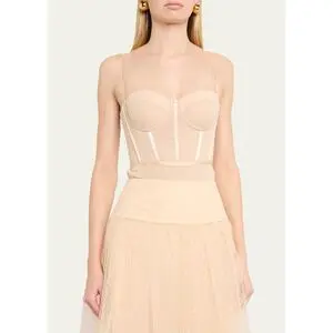 Zimmermann Dot Corset Bodysuit