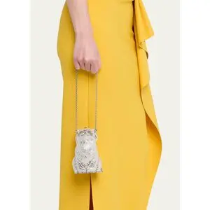Judith Leiber Slim Slide Ombre Crystal Clutch Bag