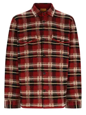 Guest In Residence Overshirt "plaid Work" In Cashmere - Multicolour