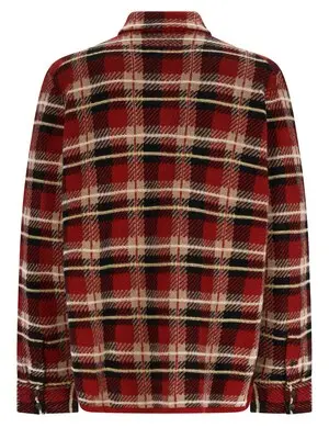 Guest In Residence Overshirt "plaid Work" In Cashmere