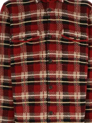 Guest In Residence Overshirt "plaid Work" In Cashmere