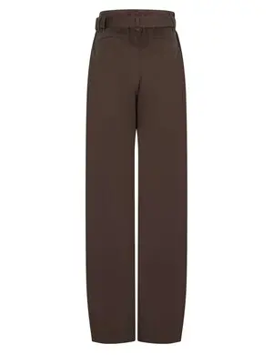 LEMAIRE Pantalone Barrel In Misto Twill Di Cotone