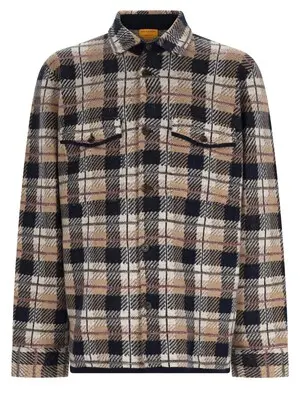 Guest In Residence Overshirt "plaid Work" In Cashmere - Multicolour