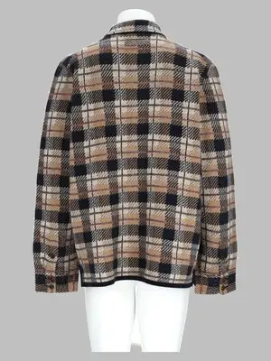 Guest In Residence Overshirt "plaid Work" In Cashmere