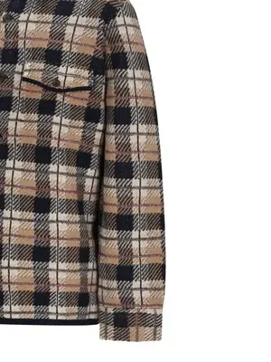 Guest In Residence Overshirt "plaid Work" In Cashmere