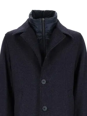 Herno Cappotto In Lana Con Pettorina