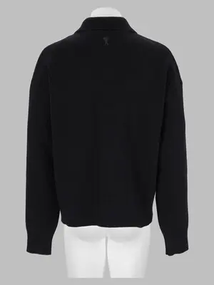 AMI Paris Cardigan In Lana