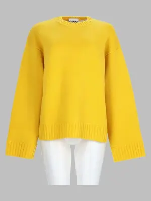 GANNI Maglia Oversize In Lana