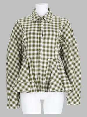 GANNI Camicia In Flanella A Quadri