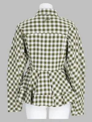 GANNI Camicia In Flanella A Quadri