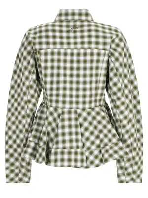 GANNI Camicia In Flanella A Quadri