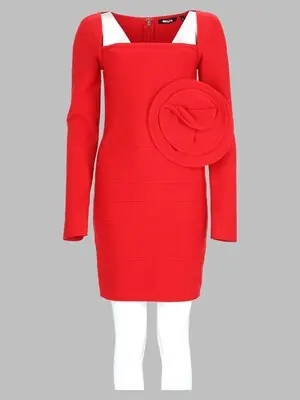 ROTATE BY BIRGER CHRISTENSEN Abito Corto Con Rosa