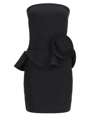 ROTATE BY BIRGER CHRISTENSEN Abito Corto "rose Tube - Black