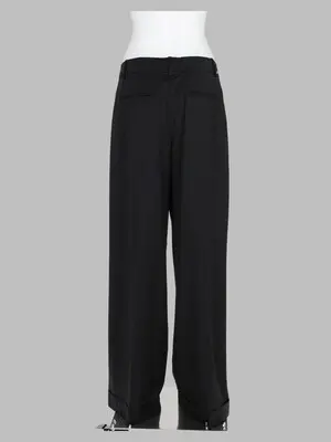 GANNI Pantalone In Lana Calandrata
